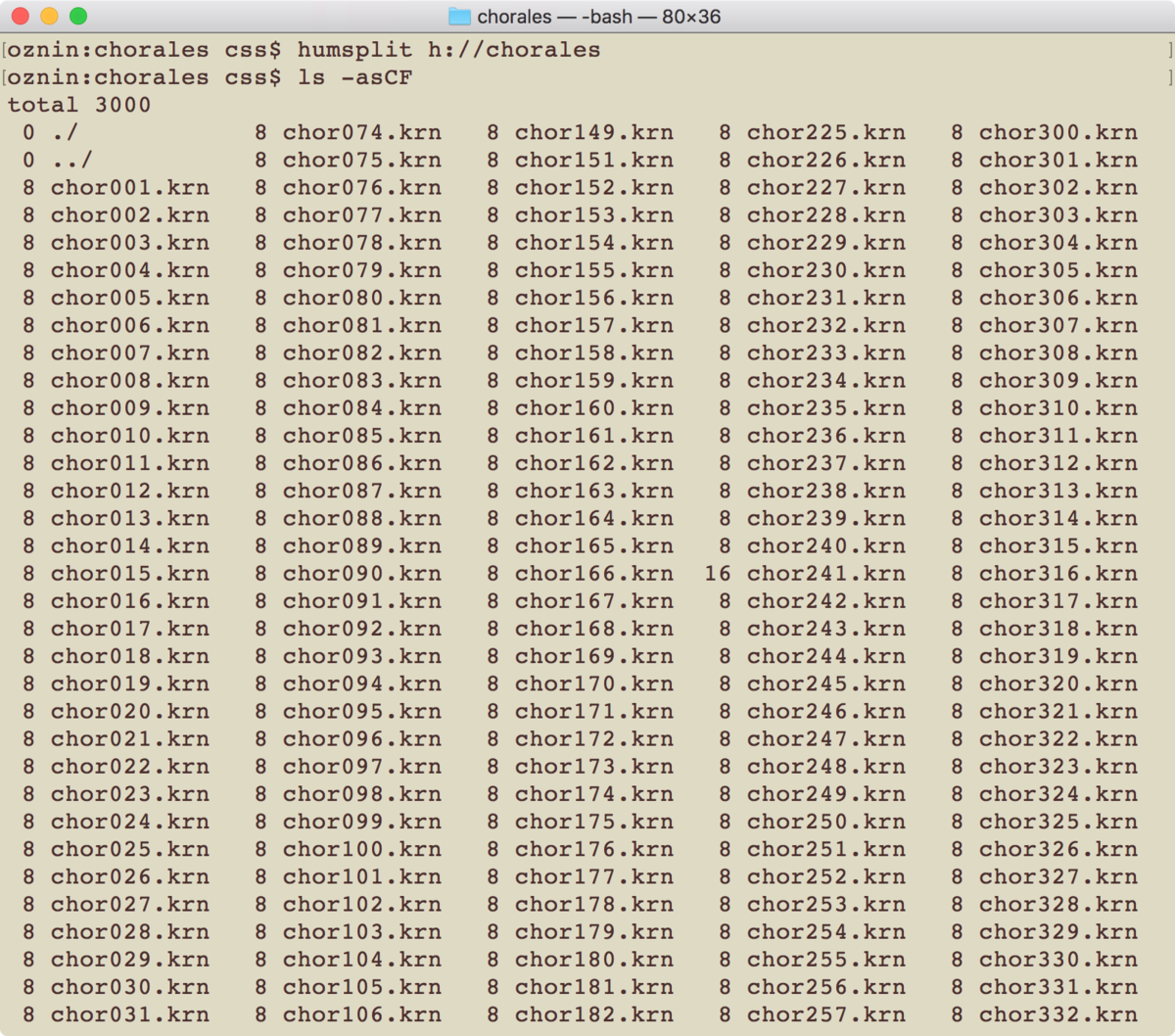 Humdrum Lab 1 - CCARH Wiki